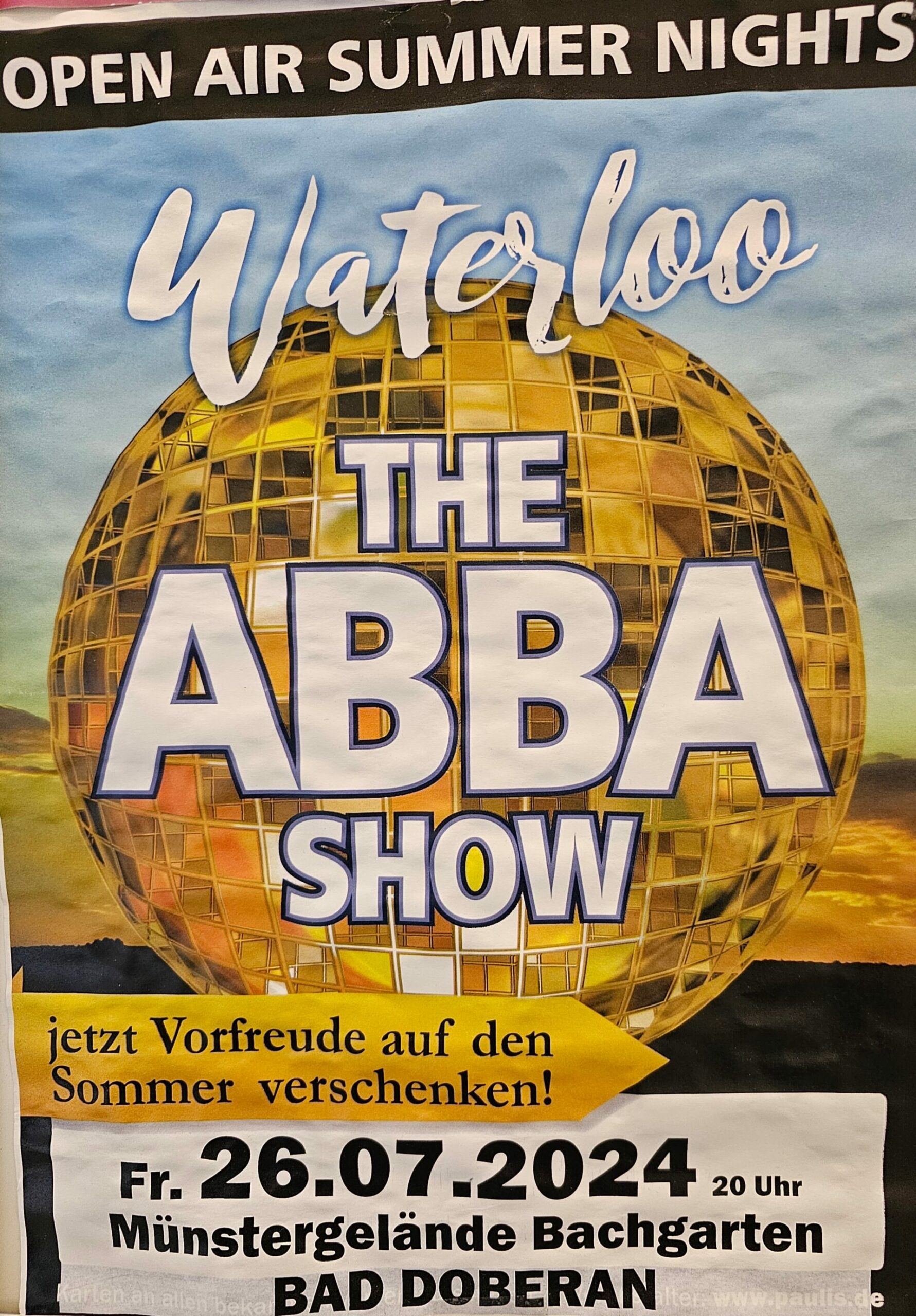 Waterloo THE ABBA SHOW (26.07.2024) - ERSTES SEEBAD